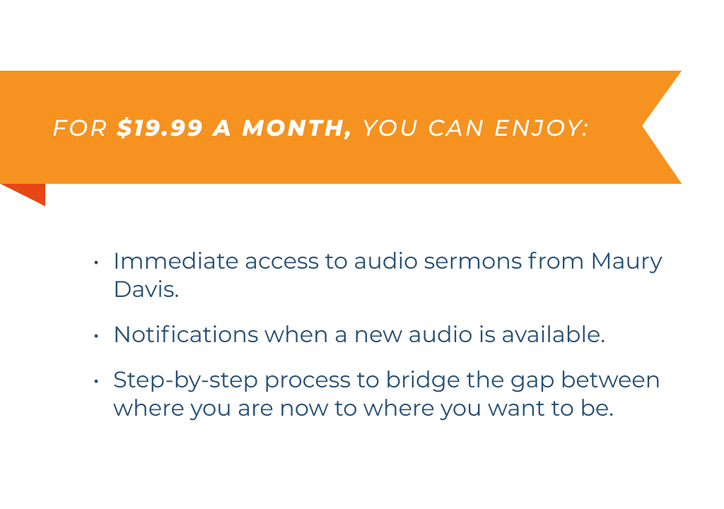 Inspirational Sermons & Messages - Maury Davis Ministries